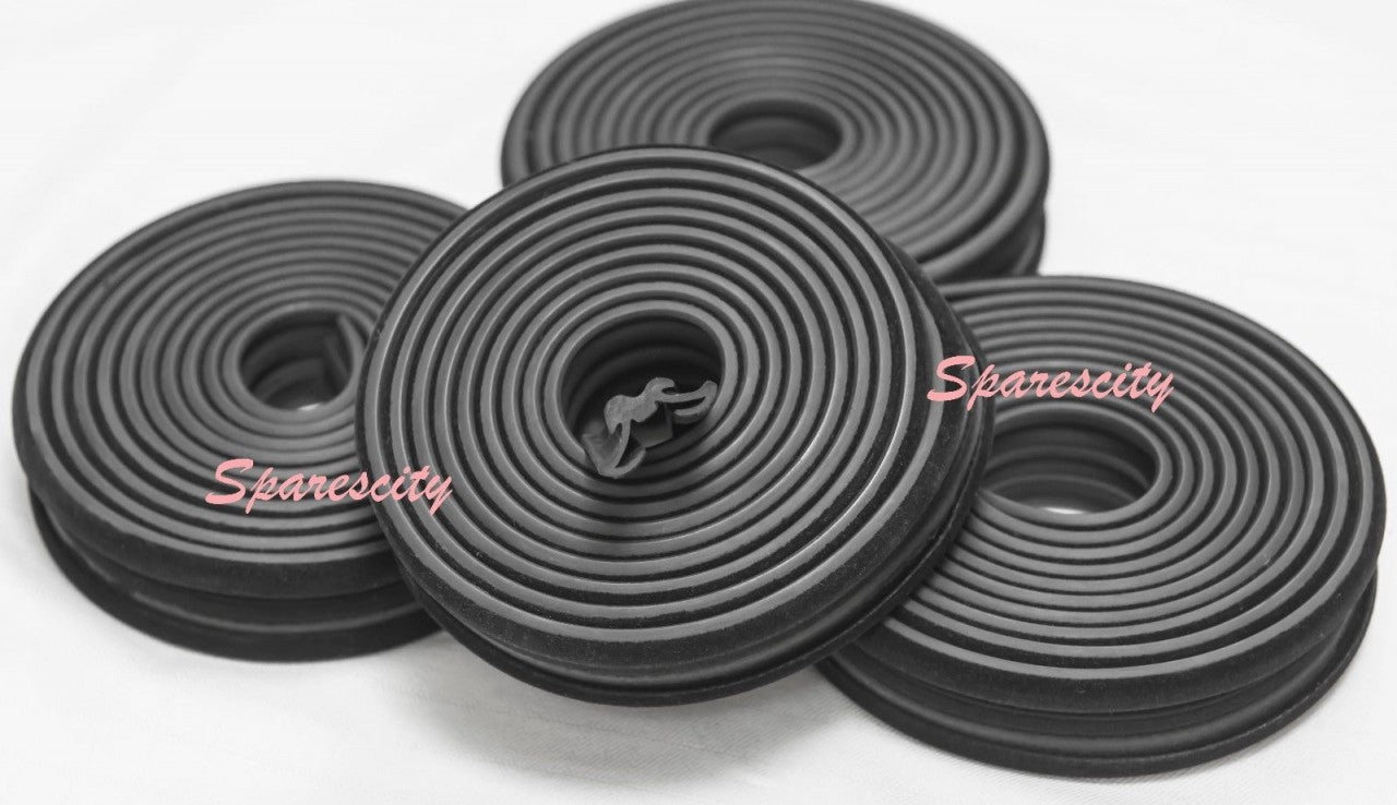 LANDCRUISER 80 DOOR WINDOW GLASS SLIDER FLOCKING BAILEY CHANNEL RUBBER ...