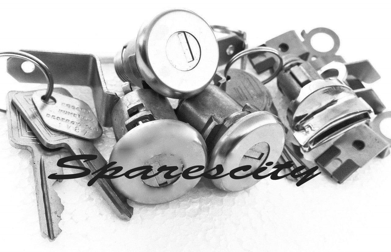 HOLDEN HK HT HG SEDAN 4 door IGNITION 2x DOOR 1x BOOT LOCK SET BRAND N